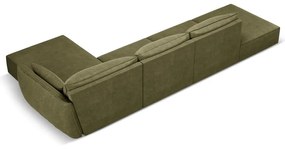 Zelená rohová pohovka (pravý roh) Vanda – Mazzini Sofas