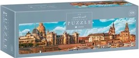 INTERDRUK Panoramatické puzzle Drážďany / 1000 dílků / 96 × 32 cm
