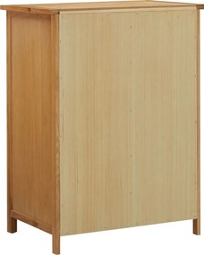 vidaXL Šatní skříň 76 x 52 x 105 cm masivní dubové dřevo [289199] Barva: Hnědá