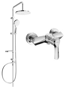 Mexen Erik sprchový set s dešťovou sprchou a sprchovou baterií Sabre, chromová, 72140205-00