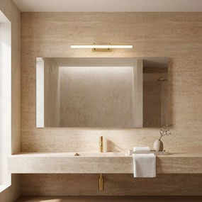 Toolight Rea, Koupelnové nástěnné LED svítidlo APP1873-1W 60cm GOLD, OSW-66028