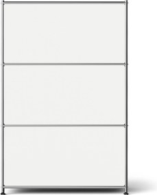 Tchibo - Kovová komoda »Cn3 Slim Line« se 2 přemístitelnými výklopnými dvířky - barva: bílá