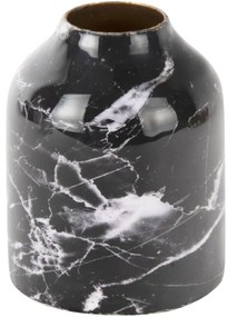 OnaDnes -20% Time for home Černá mramorová kovová váza Melias XS 10 cm
