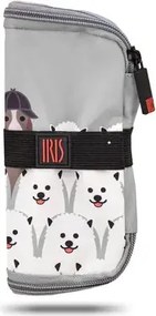 IRIS BARCELONA Dětský termoobal na svačinu Zipper šedý / 0,5 l / Zip /