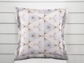 Biante Dekorační povlak na polštář s lemem PML-031 Designové geometrické obrazce na bílém 40 x 40 cm