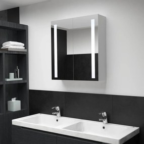 LED koupelnová skříňka se zrcadlem 60 x 14 x 62 cm 285125