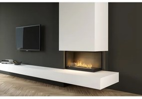 InFire - Rohový BIO krb 80x45 cm 3,5kW černá