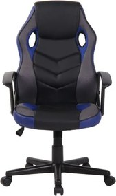 Kancelářská židle Avah černá/modrá
