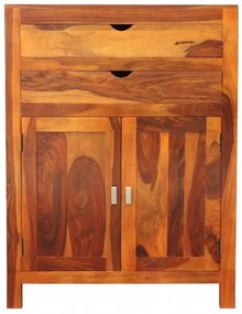 Indický nábytek - Komoda Amba 90x120x45 z indického masivu palisandr Světle medová