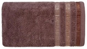 Bavlněný ručník Sagitta 50x90 cm čokoládový