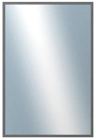 DANTIK - Zarámované zrcadlo - rozměr s rámem cca 40x60 cm z lišty Hliník grafit drás | P269-224 (7269224)