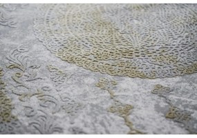 Luxusní kusový koberec akryl Valenzia světle šedý 80x150cm
