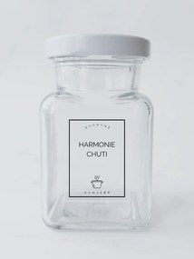 Samolepka na kořenky HARMONIE CHUTI průhledná 3 × 4 cm základní písmo