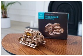 Ugears 3D dřevěné mechanické puzzle Steampunková ponorka