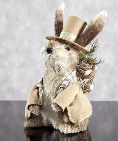 DecoKing - Velikonoční zajíc - S kloboukem