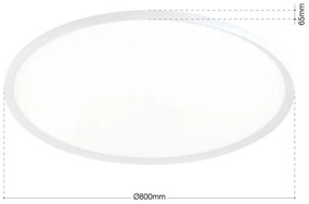 Orion - LED Stropní svítidlo KANT LED/66W/230V 2700/3200/4000K pr. 80 cm bílá