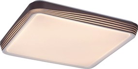 Rabalux Hnědé stropní LED svítidlo Druzor hranaté 480x480mm 40W 71166