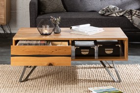 Noble Home Konferenční stolek Living plus, 110 cm, divoký dub, přírodní