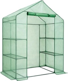 Zahradní fóliovník SOMA 143x73x195 cm zelený