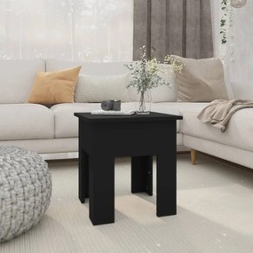 Konferenční stolek černý 40 x 40 x 42 cm dřevotříska - Default Title