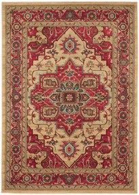 Červený  koberec Byrne 10 Rozměry: 120x170 cm