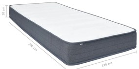 vidaXL Marketos Matrace na postel boxspring střední tvrdost 200 x 120 x 20 cm