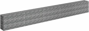 Gabionový vyvýšený záhon pozinkovaná ocel 450 x 30 x 60 cm 145646