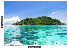 Fototapeta Blue Paradise Island 104x70