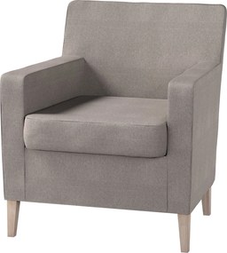 Potah na křeslo IKEA Karlstad barva béžová látka pletený vzor
