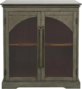 Komoda Avola 84 cm z masivu šalvějově šedá