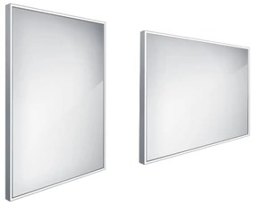Zrcadlo bez vypínače Nimco 80x60 cm hliník ZP 13002
