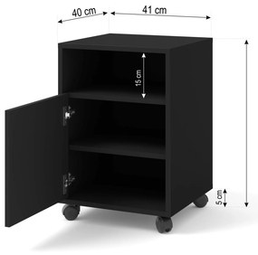 BIM BIMotion pod stůl skříňka 60 cm černá