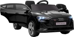 HOMCOM 12V Dětské Elektrické Auto Audi E-tron s Dálkovým Ovládáním, Bezpečnostním Pásem, Hudbou (MP3/USB/TF), Dětské Vozidlo pro Děti 3-5 Let, 3-5 km/