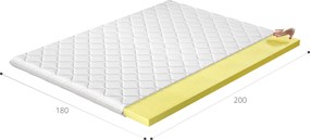 Topper Visco 180x200 Hypoalergenní potah