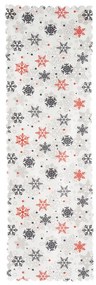 Sada 4 vánočních povlaků na polštář a běhounu na stůl Minimalist Cushion Covers Red Christmas