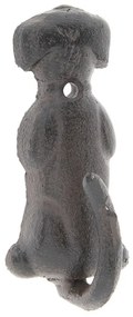Litinový nástěnný háček Pejsek – 5x4x10 cm