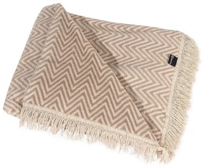 Deka  Cotton Cloud 150x200cm Beige Chevron