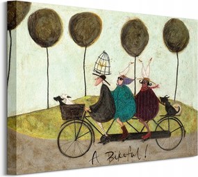 Sam Toft A Bikeful – obraz na plátně 50x40 cm