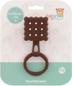 BABYTED Chrastítko Keksík / Silikon / 0m+