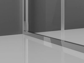 Mexen Exo skládací sprchové dveře 100 cm, transparentní, chrom - 816-100-000-01-00