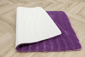 Koupelnový kobereček Sara fialový, vlny