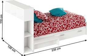 Postel, bílá, ALEXIA