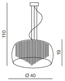 Azzardo AZ0999 - Lustr na lanku REGO 5xG9/40W/230V