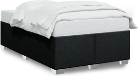 Rám postele bez matrace černý 120 x 200 cm textil 3284466