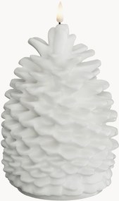 Ručně vyrobená vánoční LED svíčka's realistickým plamenem Pine Cone