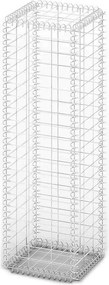 Gabionový koš s víky z pozinkovaného drátu 100 x 30 x 30 cm 141038