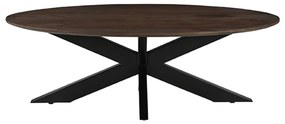 LABEL51 Konferenční stolek JAMES tmavě hnědá 130 cm