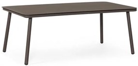 BIZZOTTO Zahradní konferenční stolek SPIKE antracit 104x61 cm
