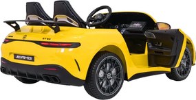 Elektrické autíčko Mercedes Benz GT63 AMG žluté