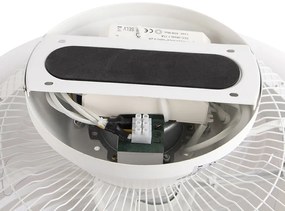 Stropní ventilátor bílý 55,5 cm vč. LED stmívatelný s dálkovým ovládáním - Clima